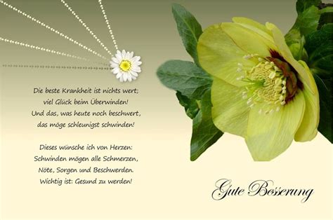 ich wünsche allen kranken eine gute besserung werdet schnell wieder