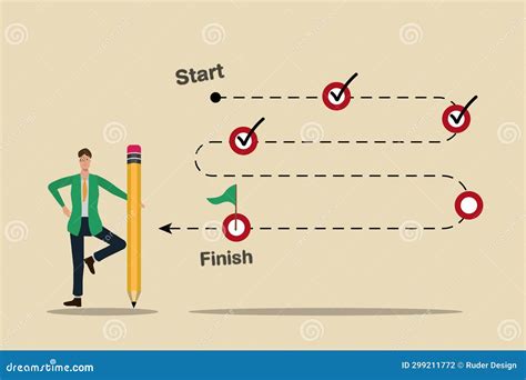 In Progress Projects Goal Tracker Task Completion Or Checklist To