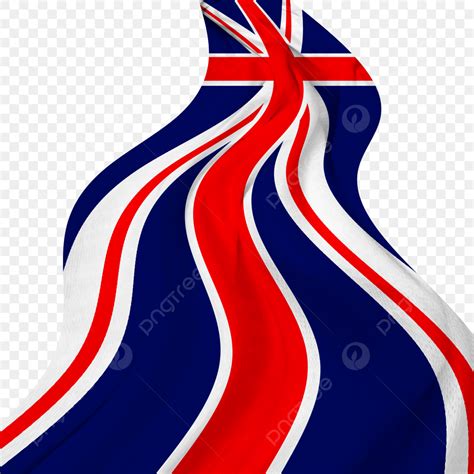 Uk Flag Clipart Png Images Vertical Uk Flag Wavy Cloth Effect Free Png
