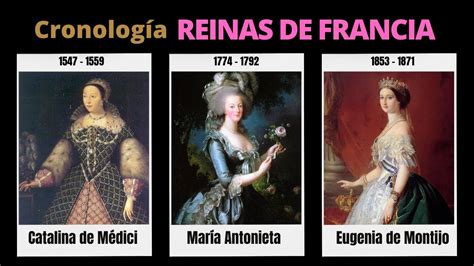Cronolog A De Las Reinas De Francia Timeline Reinas De Francia Youtube