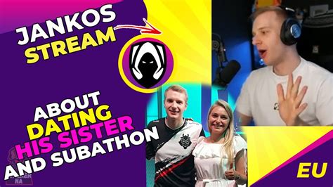 Jankos About Dating His Sister And Subathon YouTube