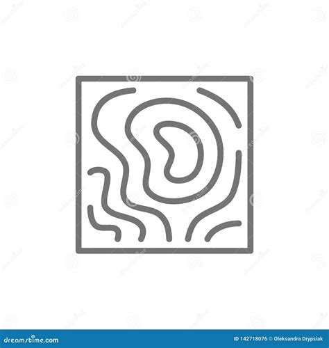 Grille G Ographique De Carte Topographique Geolocation Ligne Ic Ne D