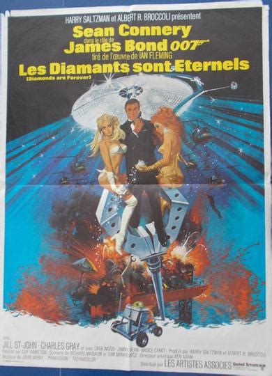 Grande Affiche Du Film LES DIAMANTS SONT ETERNELS De Guy HAMILTON