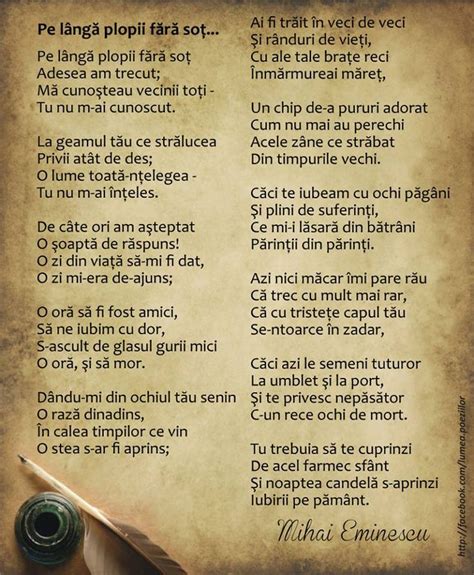Pin di Zbor de ciocârlie su Poezii de Mihai Eminescu Citazioni