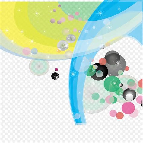 矢量彩色圆圈和曲线PNG图片素材下载 图片编号yonokbmv 免抠素材网