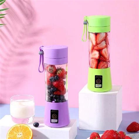 Mini Liquidificador Copo Mixer Port Til Recarreg Vel Preparo De Shakes