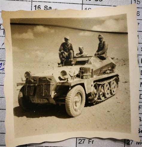Afrika Korps Dak Panzer Tank Halbkette Kettenfahrzeug Postimages