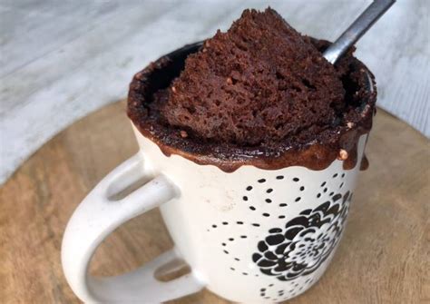 Bizcocho en taza de chocolate con microondas Receta de Alfonso López
