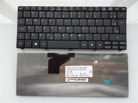 Teclado de ordenador portátil para Acer Aspire One D255 D255E D257
