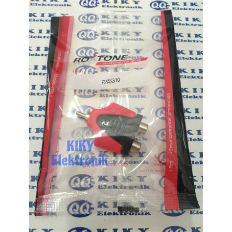 Jual Jack Jek Rca Ke Soket Rca Roxtone Sambungan Konektor T Rca