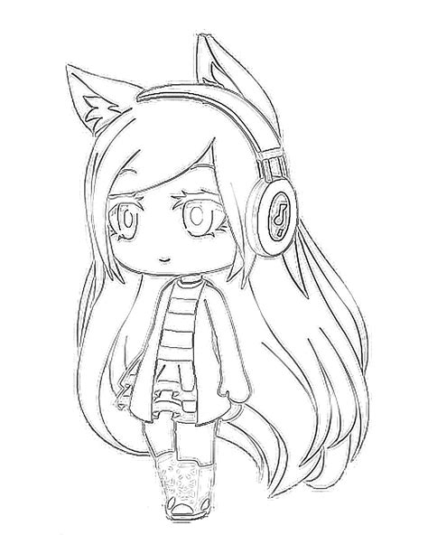 Coloriages Gacha Life Imprimer