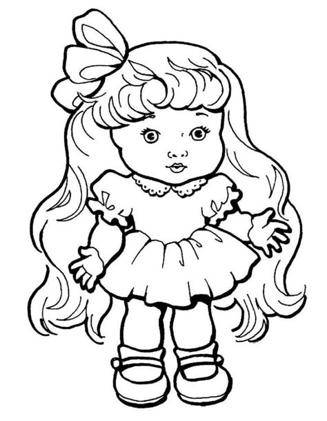 55 Bonecas Para Colorir