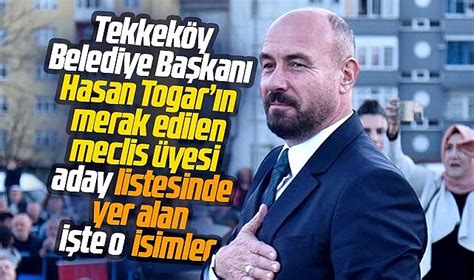 Samsun da işte Tekkeköy Belediye Başkanı Hasan Togar ın meclis üyesi