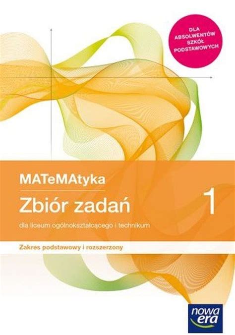 MATeMAtyka 1 Liceum Podręcznik Zbiór zadań Zakres podstawowy i