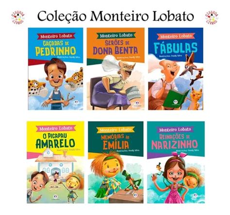 Cole O Monteiro Lobato Kit Livros Parcelamento Sem Juros