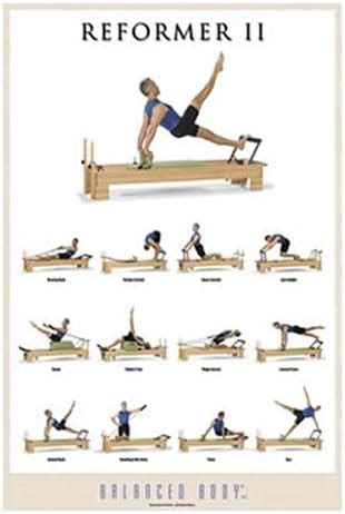 10 Best Pilates Reformer Exercises Advanced With Wall Chart