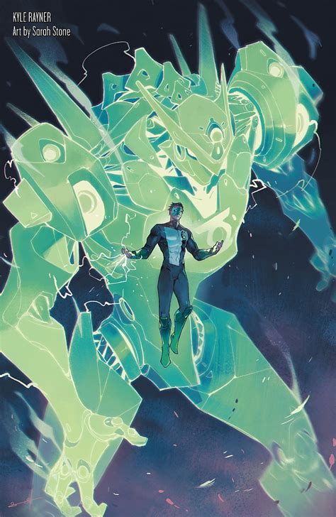 Comic Excerpt Kyle Rayner By Sarah Stone Art From The Green Lantern