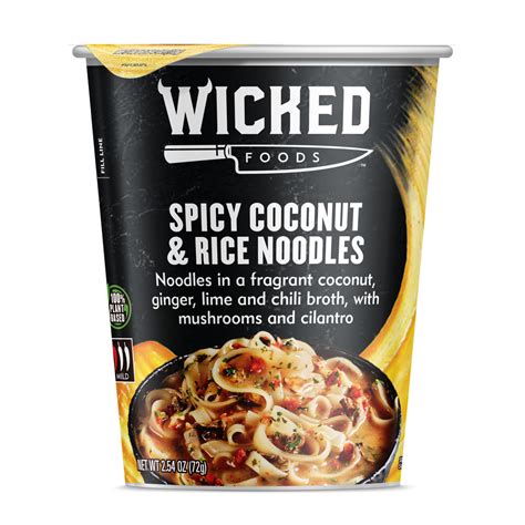 Spicy Coconut Rice Noodles Cup By Wicked Kitchen