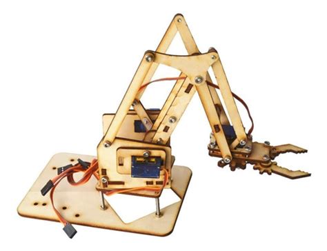 Brazo Mec Nico Rob Tico Mdf Arduino Domotica Servomotore Meses