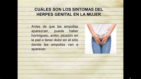 Cuales Son Los Sintomas Del Herpes Genital En La Mujer Y El Hombre