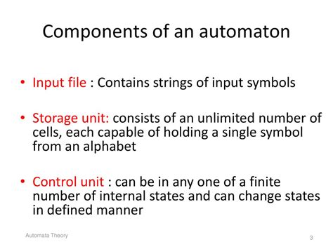 theory of computation lecture one automata theory automata theory ppt download