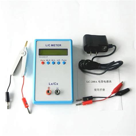 LC200A Handheld L C Meter Inductance Capacitance Meter Tester Digital