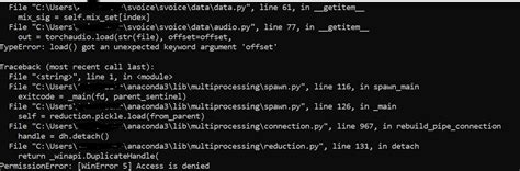 Python TypeError Load Got An Unexpected Keyword Argument Offset