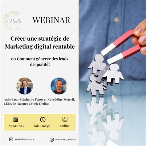 Webinar Créer une stratégie de Marketing digital rentable