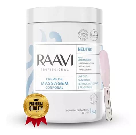Crema de masaje corporal neutra Raavi 1 kg o espátula M MercadoLibre