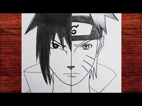 Sketch Art Sasuke Vs Naruto Drawing C Mo Dibujar Anime Itachi Y