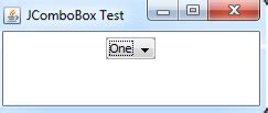 Java JComboBox On Windows 7 Has Rendering Artifacts Stack Overflow