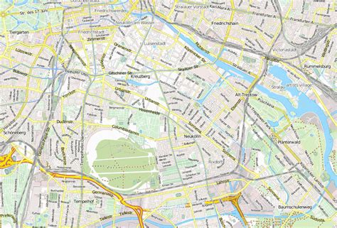Hermannplatz Stadtplan Mit Satellitenfoto Und Hotels Von Berlin