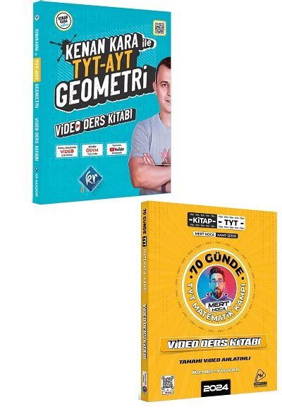 2024 Kenan Kara İle TYT AYT Geometri Video Ders Kitabı 70 Günde TYT