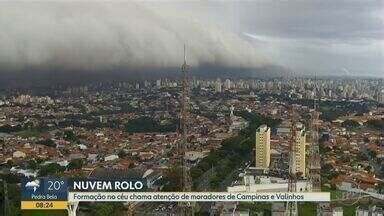 Bom Dia Cidade Campinas Piracicaba Nuvem Rolo Chama Aten O De