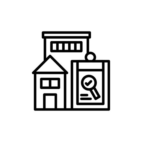 Property Inspection Icon In Vector Illustration 27457331 Vector Art At