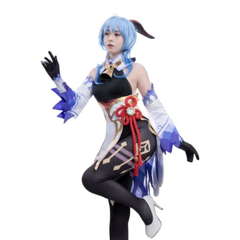 Nspstt Genshin Impact Cosplay Ganyu Cosplay Outfit Halloween Outfit