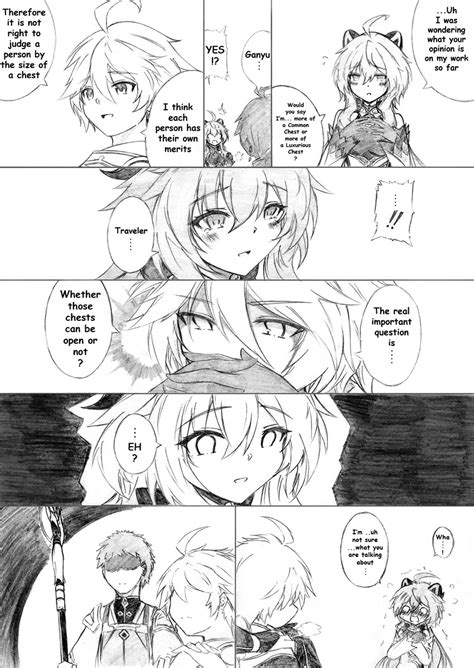 Ganyu And Aether Genshin Impact Drawn By Kurocrimson Danbooru