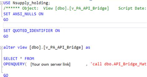 nan s blog sql call stored procedure in a view