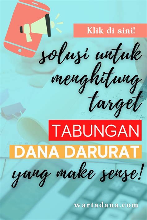 CARA MENGHITUNG DANA DARURAT Berapa Sih Yang Harus Kamu Punya