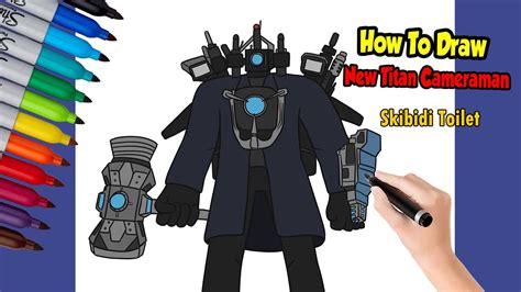 How To Draw New Titan Camera Man From Skibidi Toilet Episode 50 Step