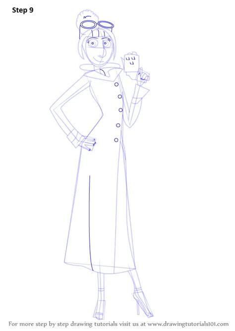Learn How To Draw Lucy Wilde From Despicable Me Despicable Me Step By