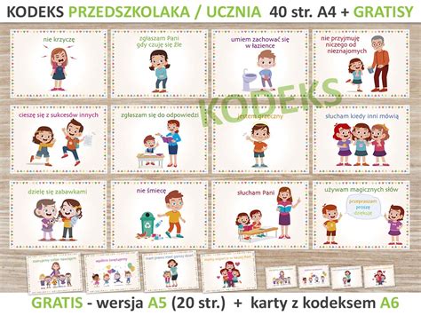 Kodeks Przedszkolaka Ucznia Do Druku PDF A4