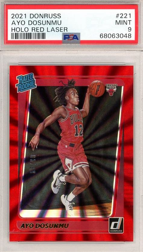 ミントモール MINT 池袋店 2021 22 Panini Donruss Ayo Dosunmu RC Holo Red