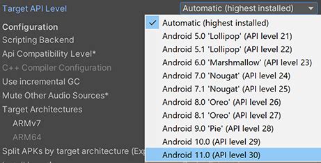 Unity Manual Android Environment Setup