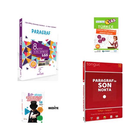 8 Sınıf LGS Paragraf Tonguç Paragrafta Son Nokta Ys Kitabı