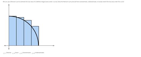 [solved] we can use a riemann sum to estimate the true course hero