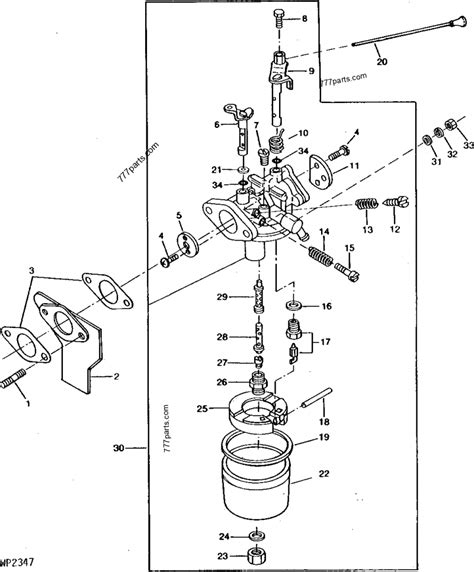 Am Carburetor John Deere Spare Part Parts