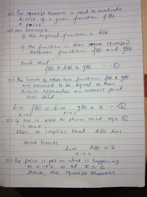 [solved] how to use the squeeze theorem to calculate limits course hero