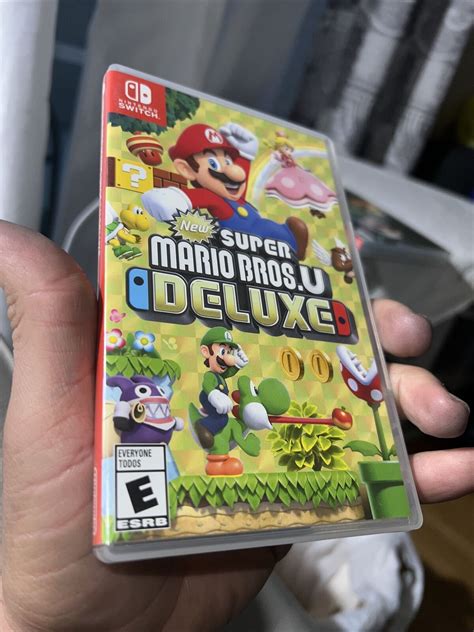 NO GAME New Super Mario Bros U Deluxe Nintendo Switch Case