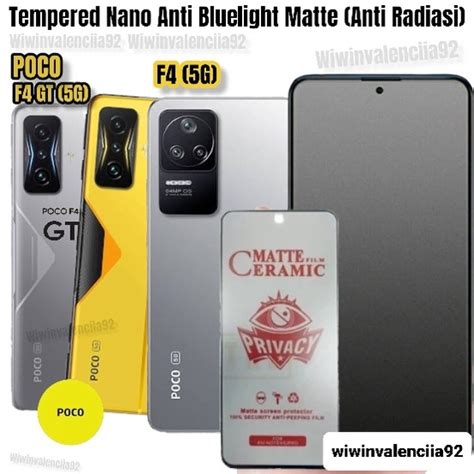 Jual Tempered Nano Anti SPY Matte Doff PRIVACY Xiaomi POCO X6 X5 5G